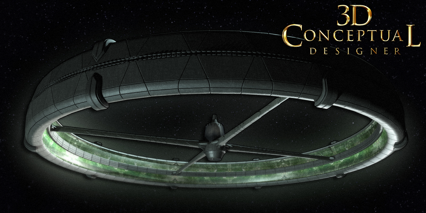 3DconceptualdesignerBlog: Project Review: Elysium 2012: 3D spacestation ...
